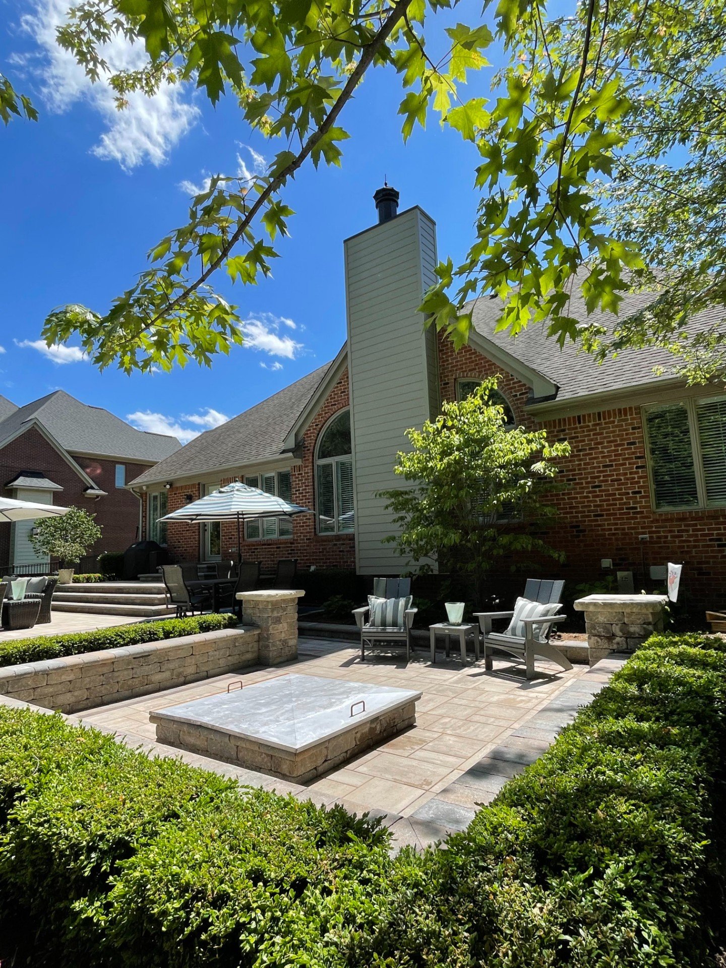 Outdoor Fireplace & Fire Pit in Troy, Birmingham, Rochester Hills, MI ...