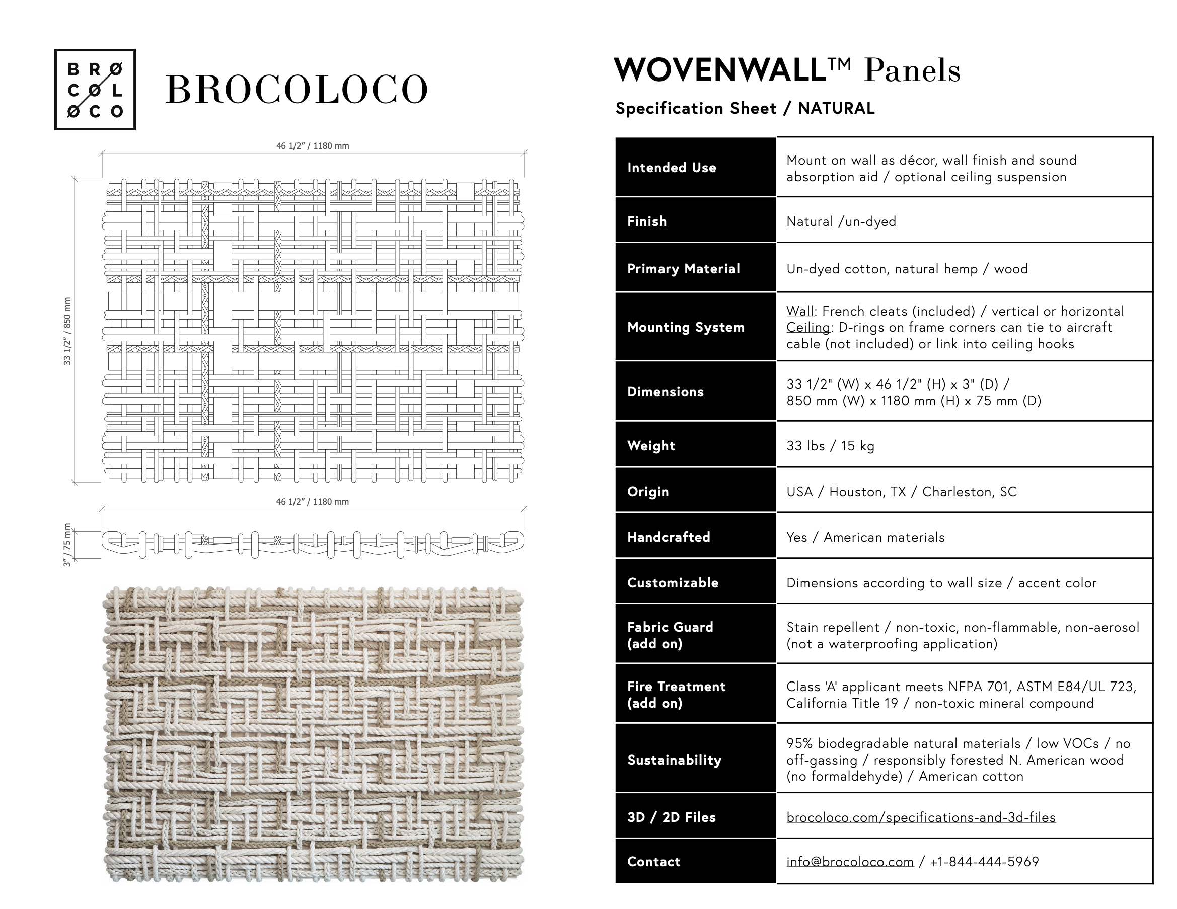WOVENWALL™ | Series 1 | Rope Panels