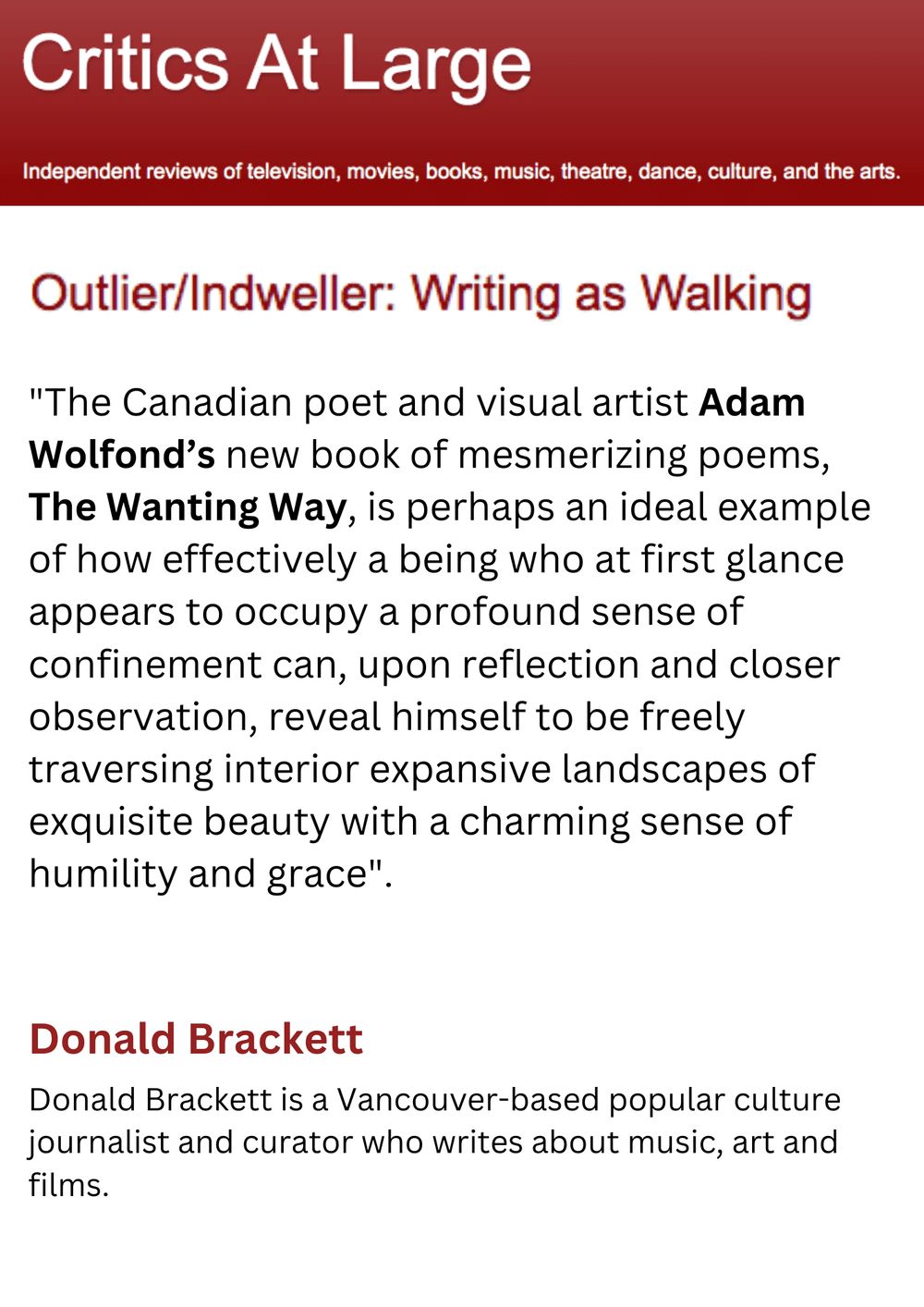 Adam Wolfond Autistic Poet