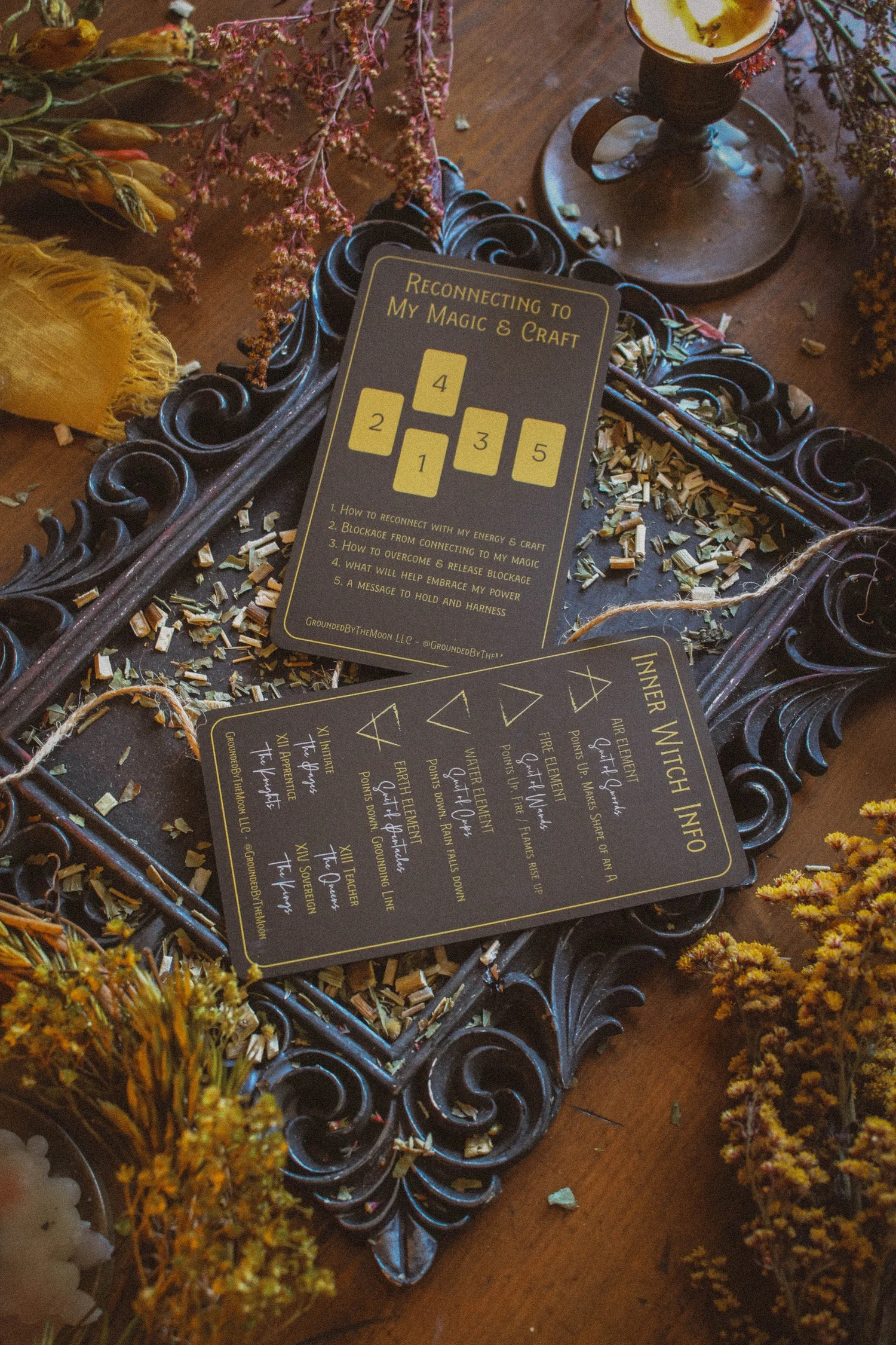 Practical Magic Inner Witch Tarot — Spirit Element