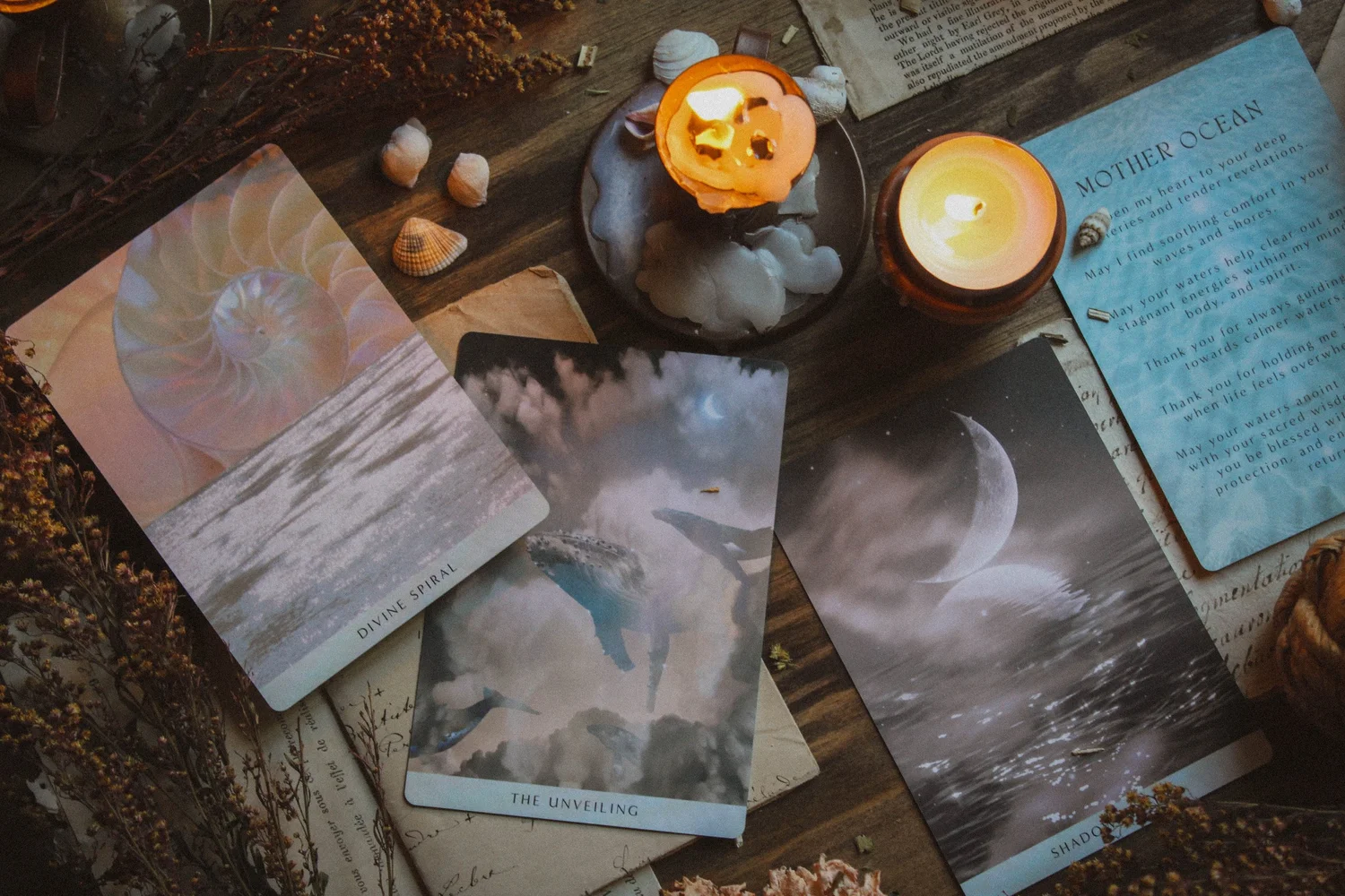 Water Energy Oracle Decks — Spirit Element