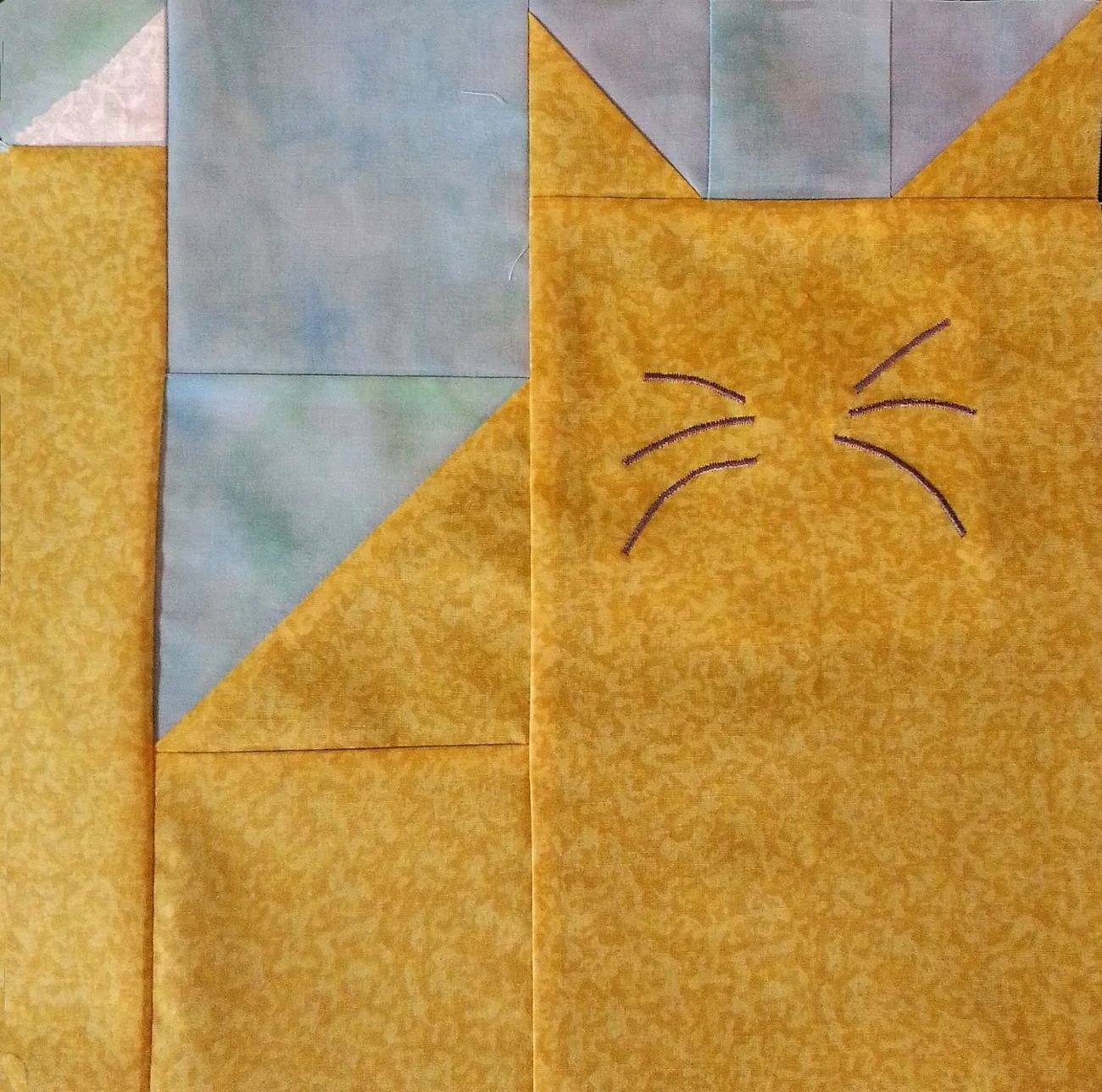 Cat Quilt Block — Spruce & Fjell