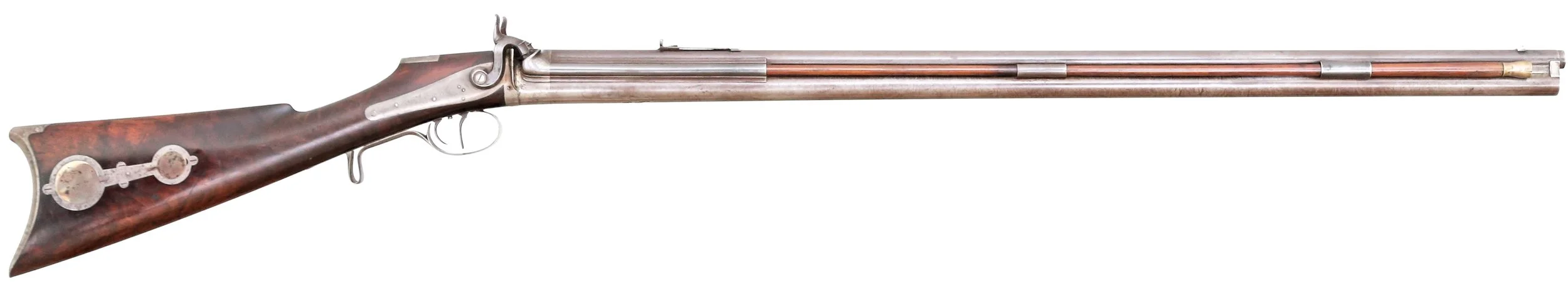 A Fine Benjamin Mills Rifle in Rough, Neglected Condition © — Kentucky ...