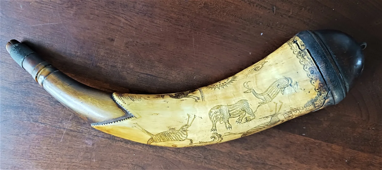 An Early Powder Horn by Stark Tansel © — Kentucky Gunmakers