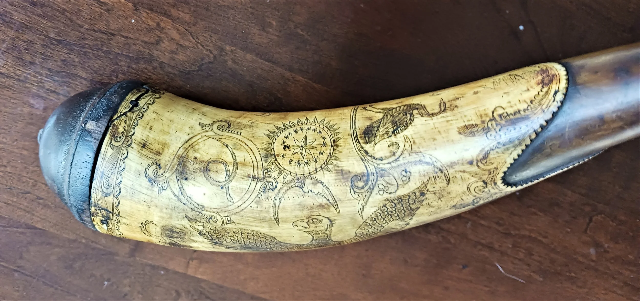 An Early Powder Horn by Stark Tansel © — Kentucky Gunmakers