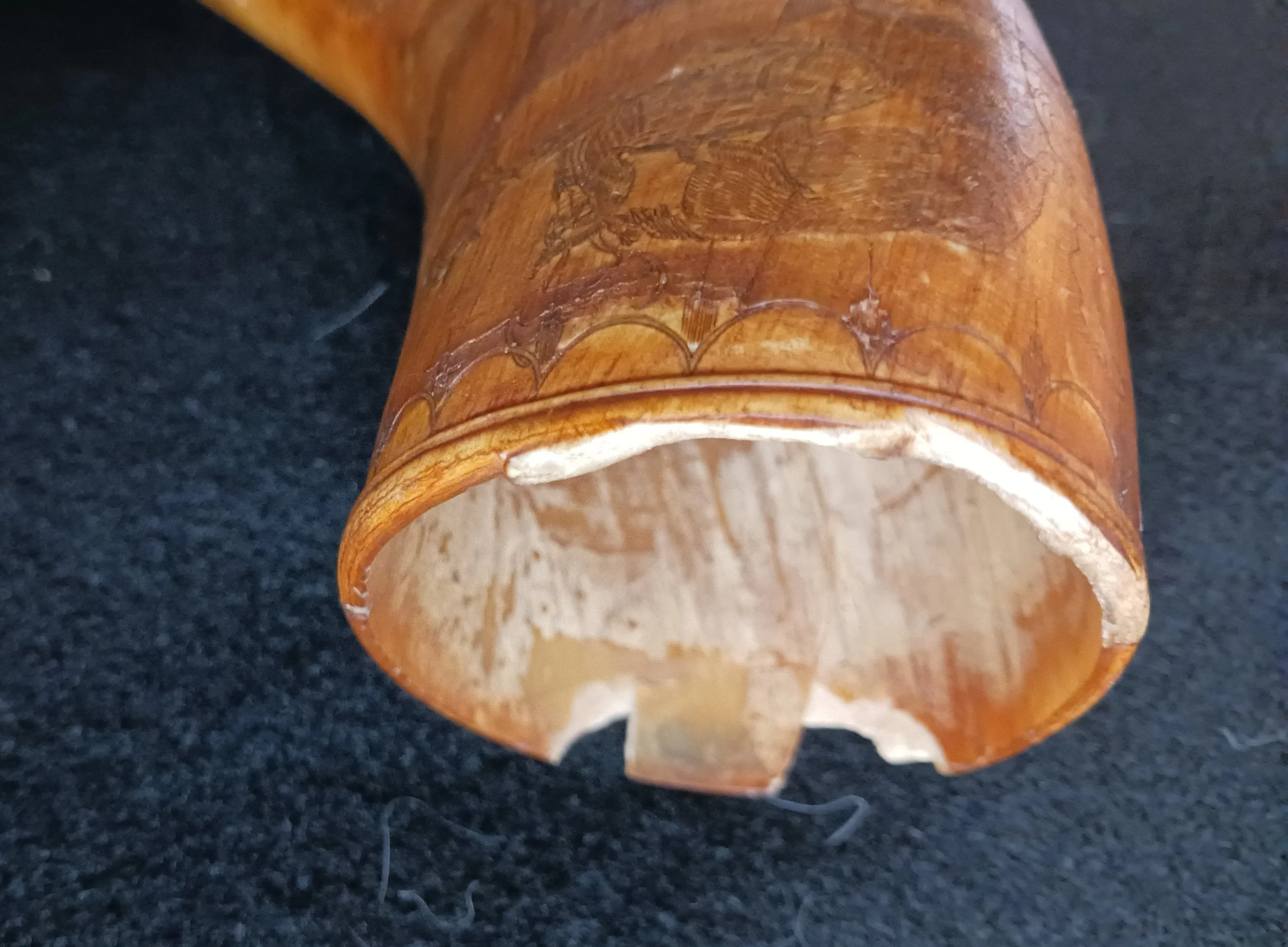 The Ultimate Tansel Artistry, “Big Knuckle Eagle” Powder Horns ...