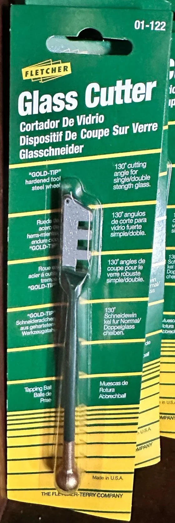 Fletcher Gold Tip Glass Cutter (#01-122) — NOLA Wood Windows