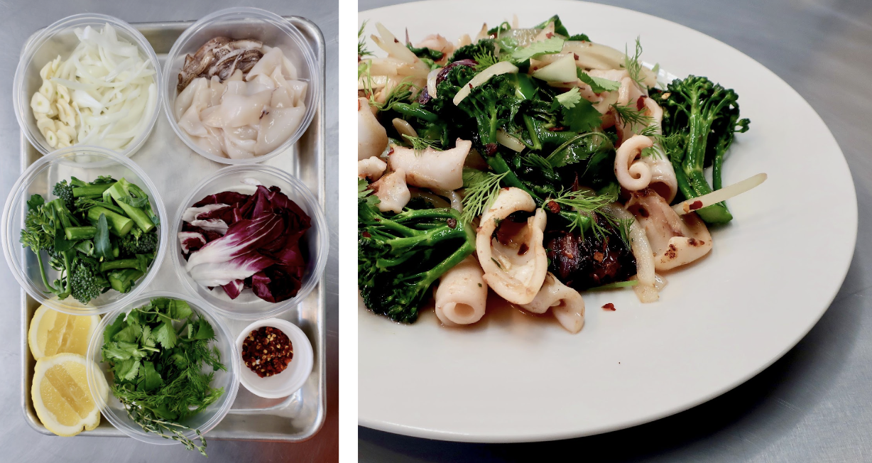 Squid Sushi Salad Recipe