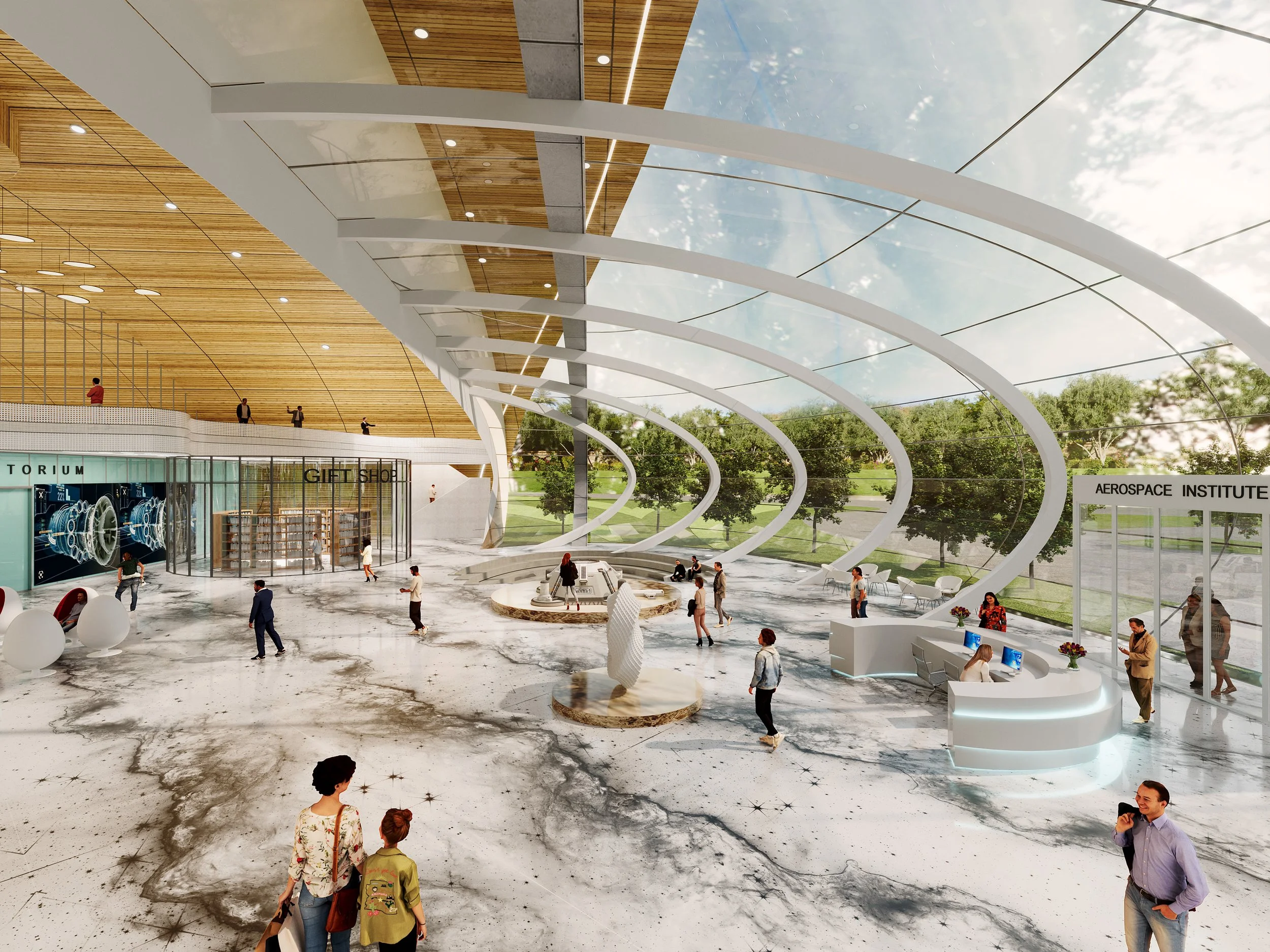 HAS Aerospace Institute at the Houston Spaceport — F S Group Architects