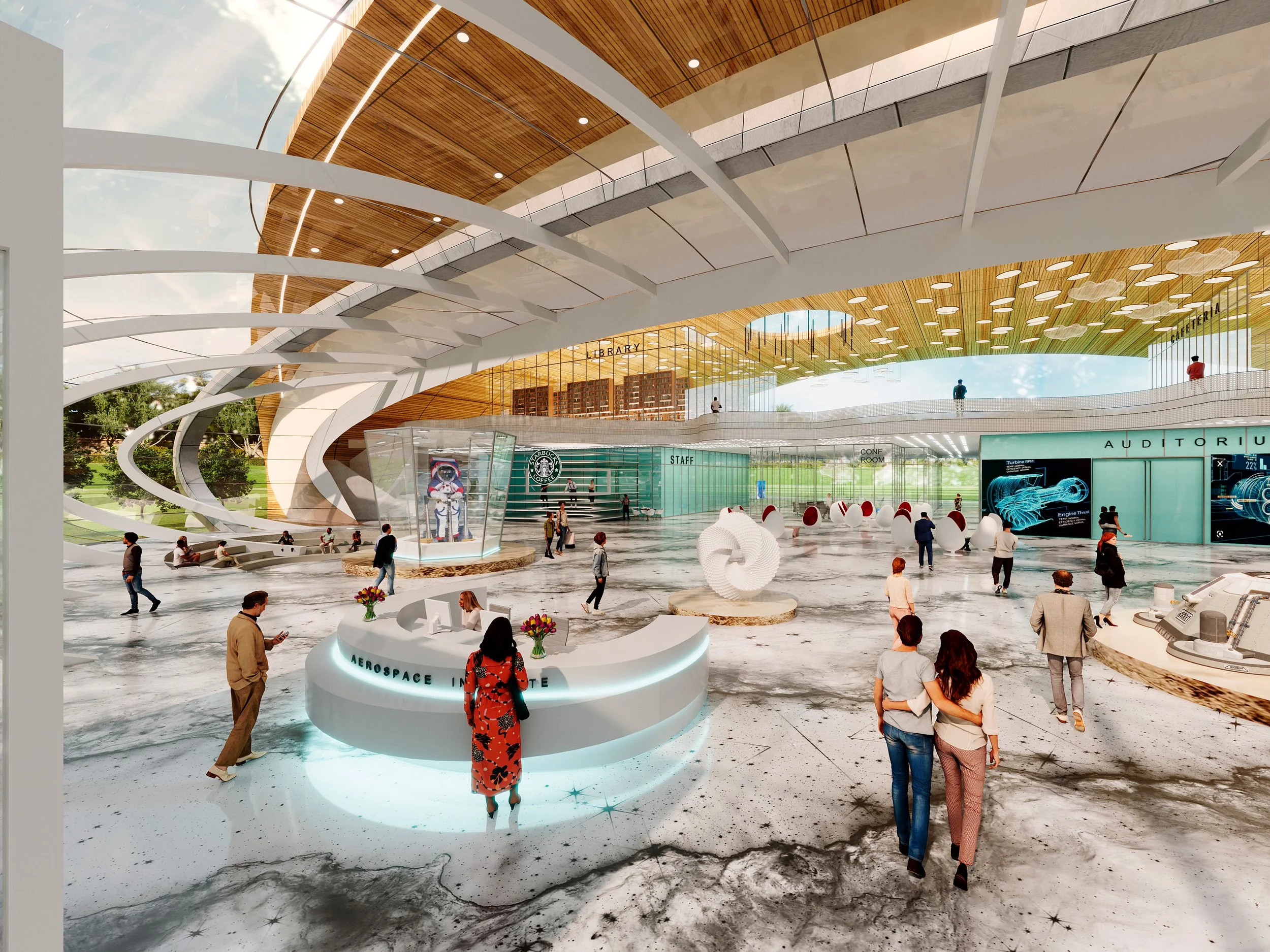 HAS Aerospace Institute at the Houston Spaceport — F S Group Architects