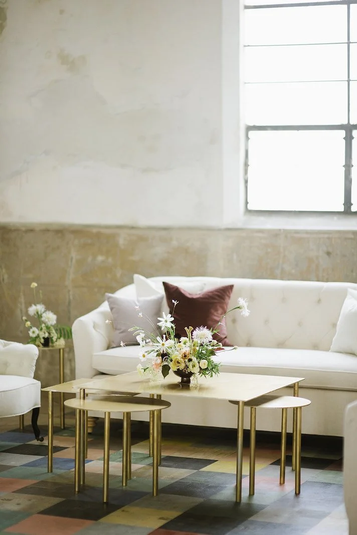 Natural Bentwood Chairs with Rust Velvet Cushions — Distressed Rentals