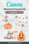 Free Canva Elements to use for Halloween Designs — Social Assumptions
