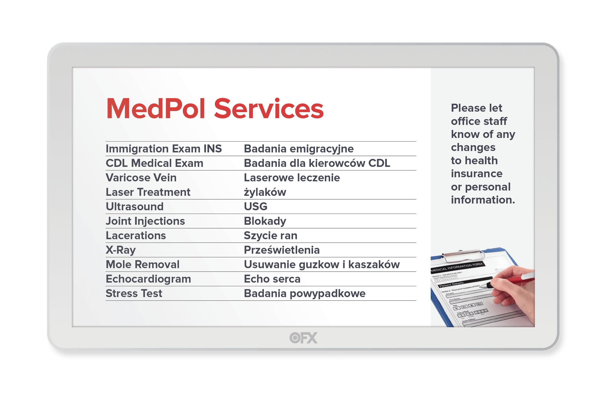 HealthBoard — OFX Media