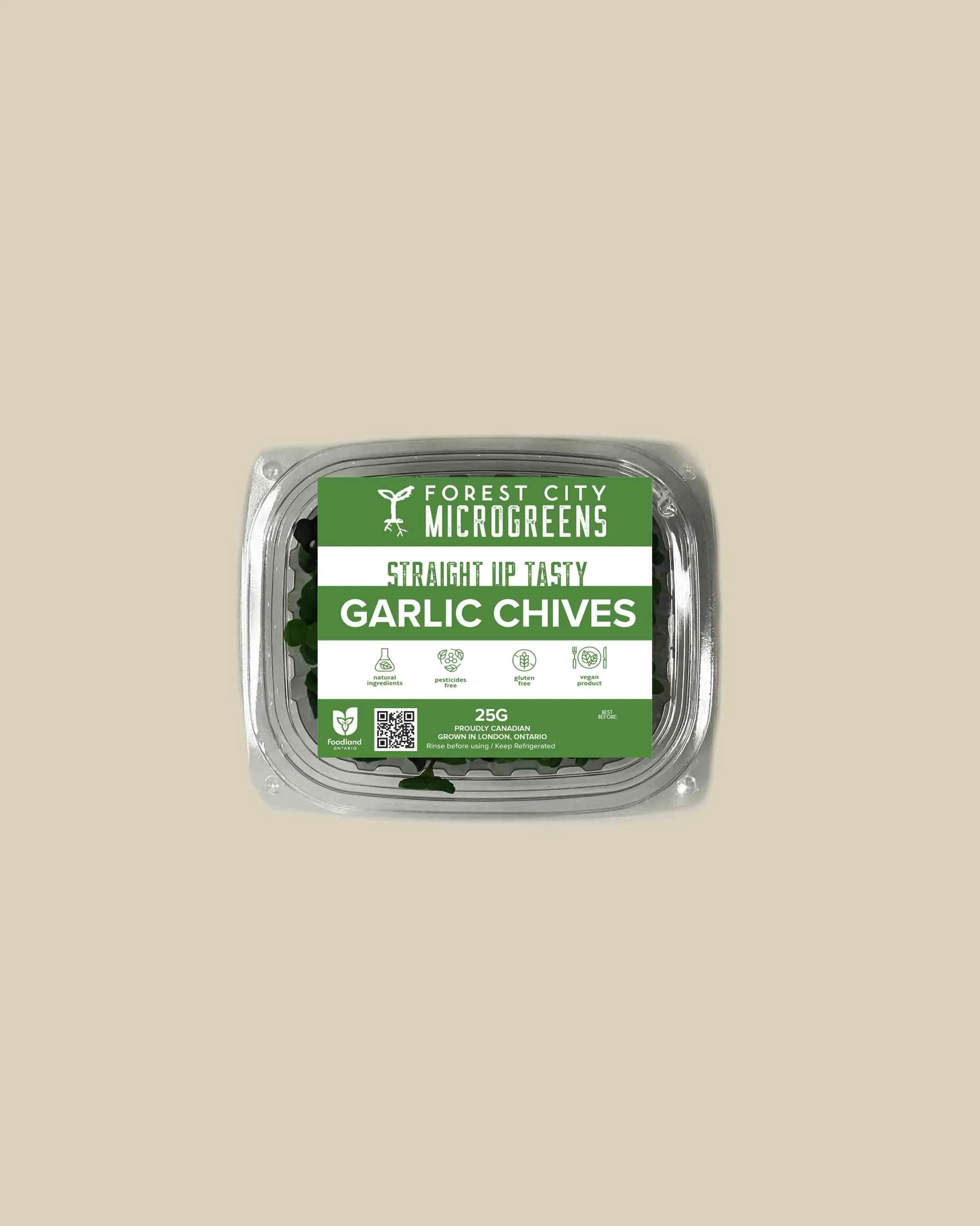 Live Garlic Chives Microgreens | Forest City Microgreens