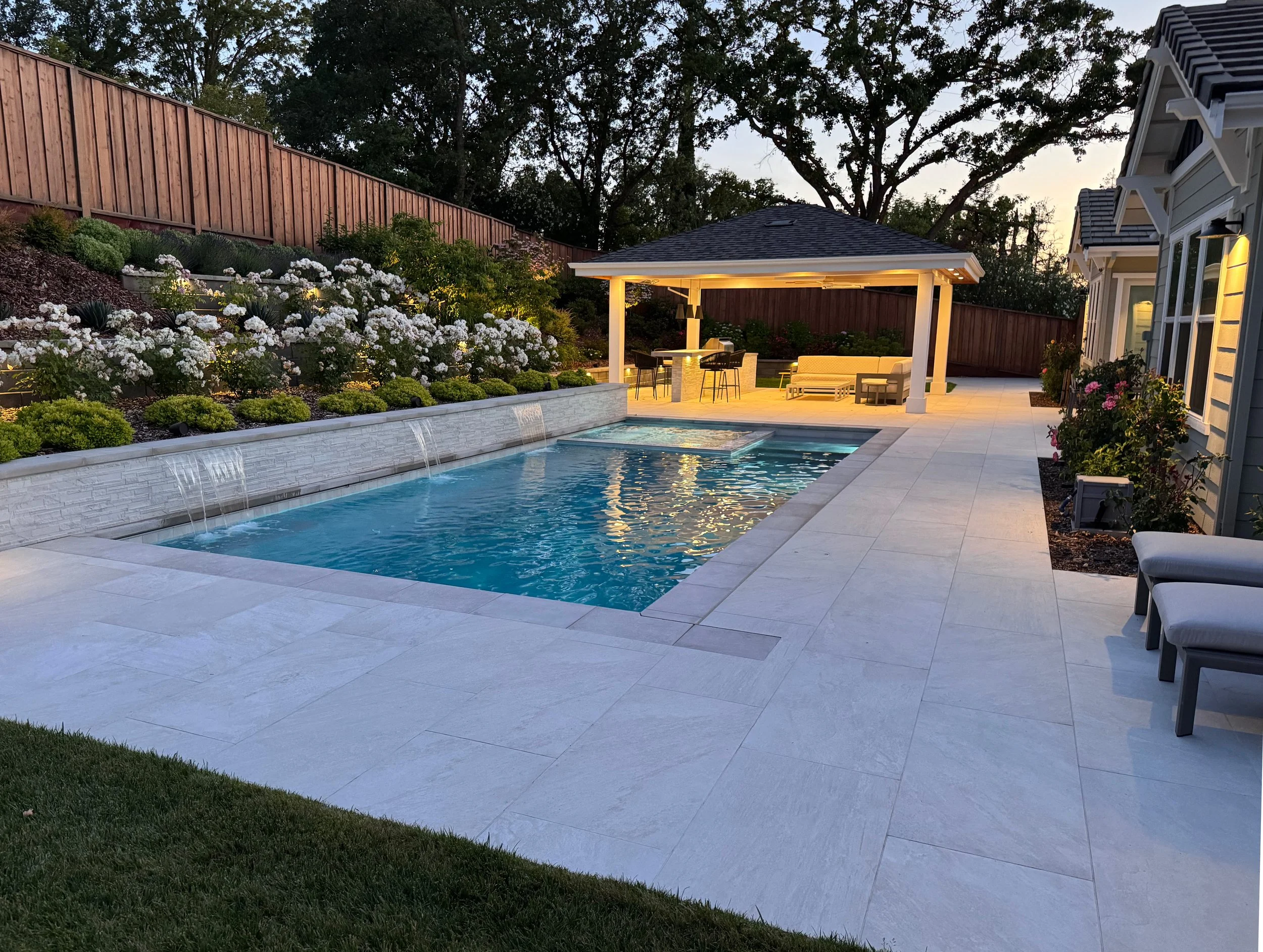Alderland builder of premium swimming pools and landscape in Walnut ...