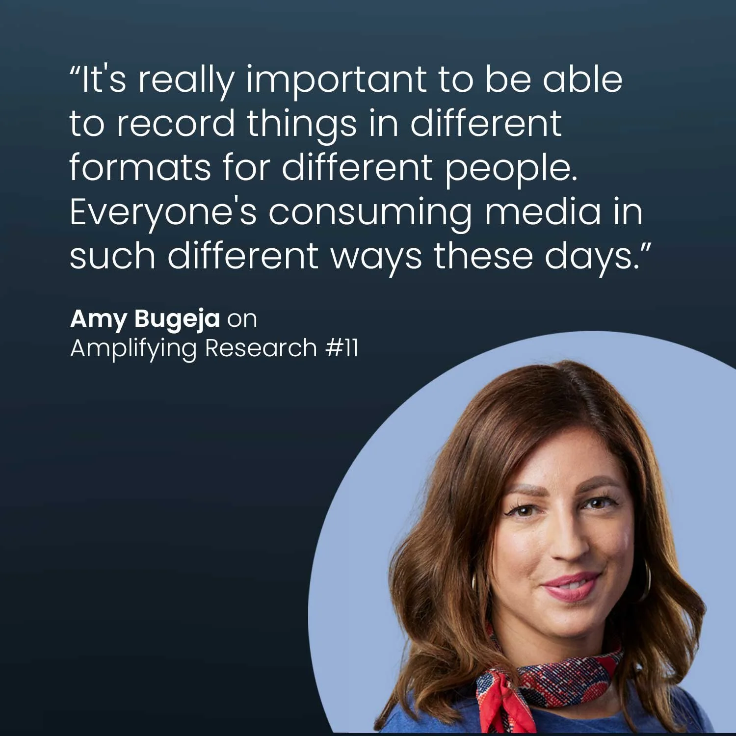 11. Amy Bugeja on embedding engagement in your research org ...