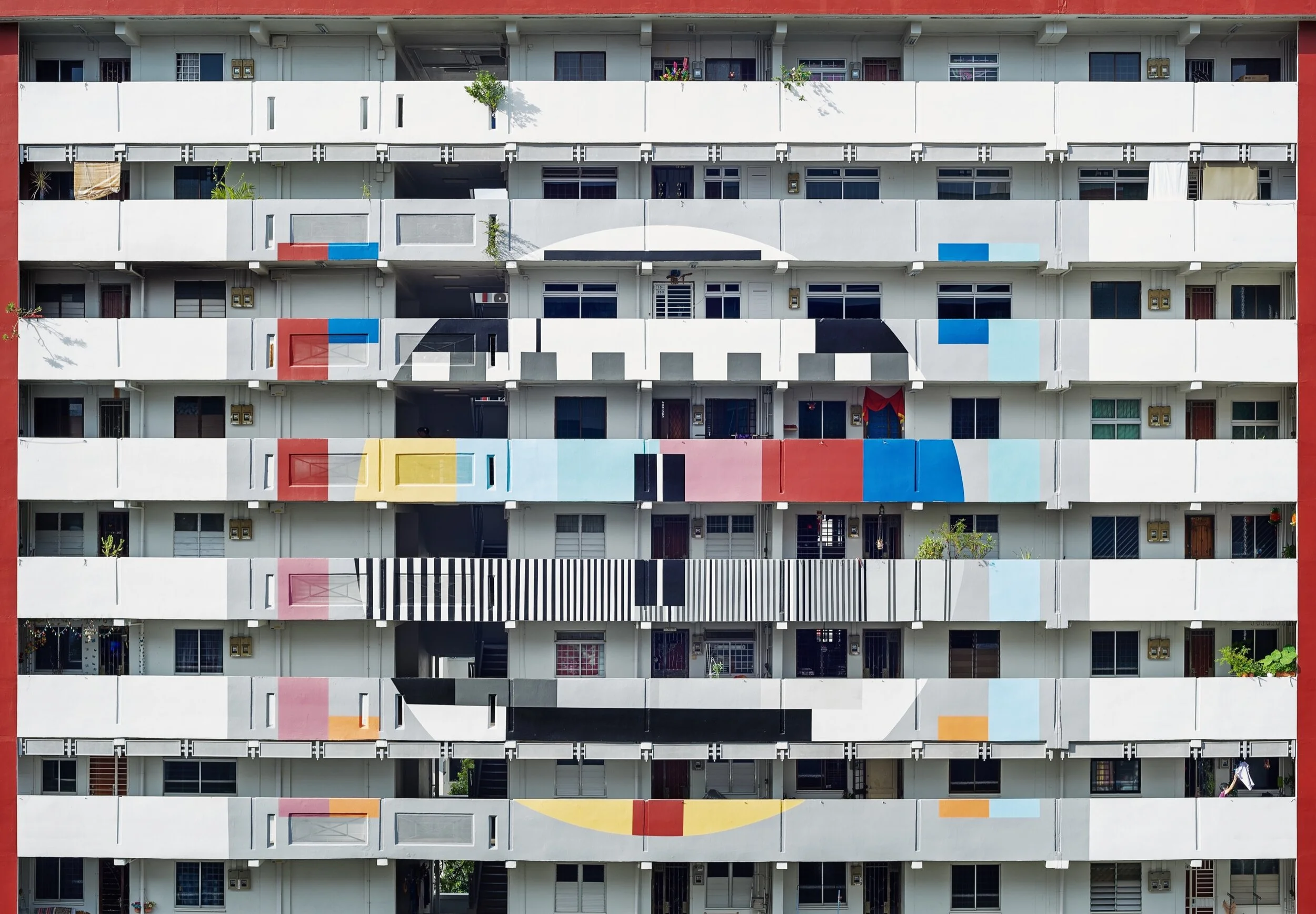 Architectural Photography of Singapore's Colorful Modernist HDB ...