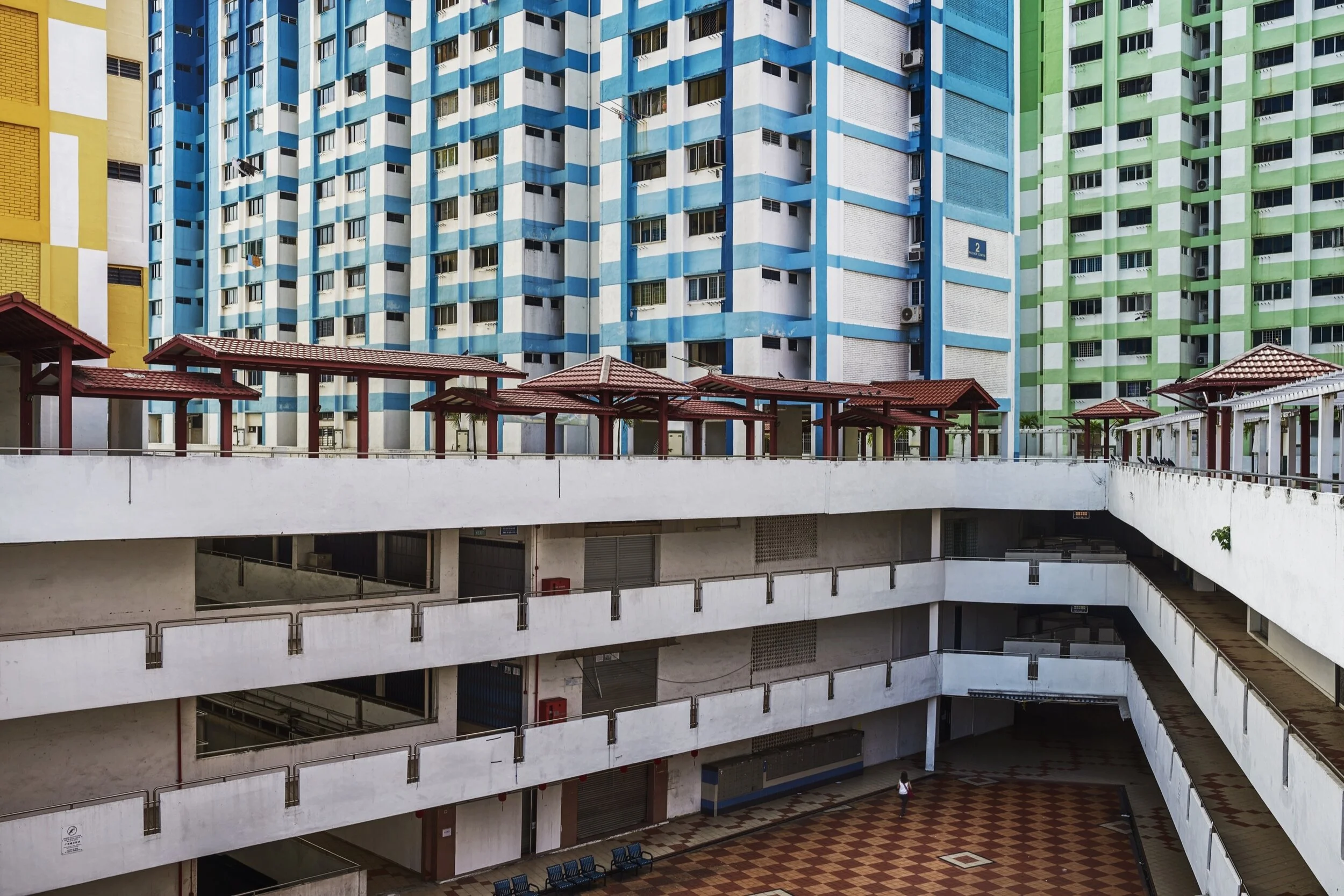 Architectural Photography of Singapore's Colorful Modernist HDB ...