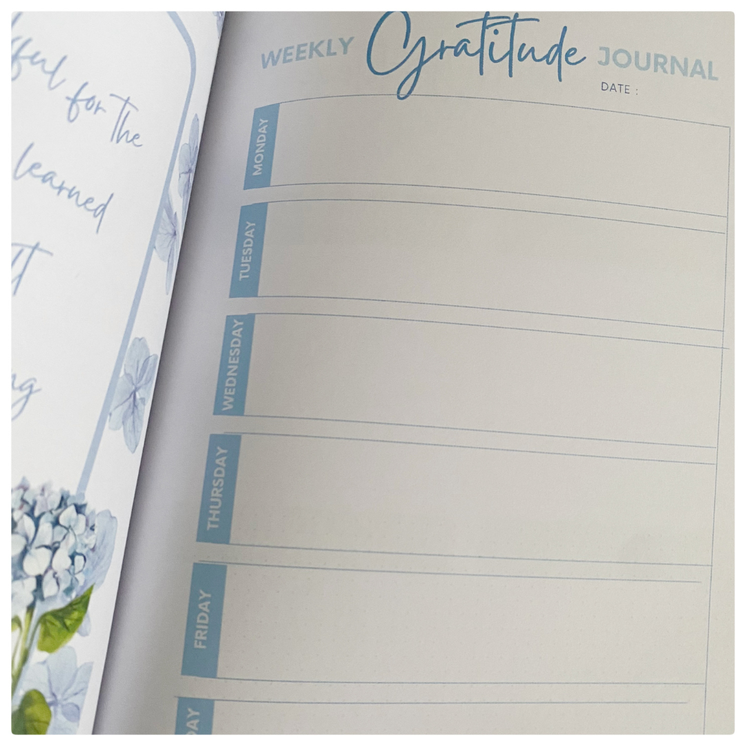 Guided Gratitude Journal Notebook with Affirmations — Michelle Leanne HOME