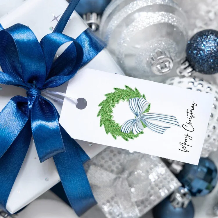 Hamptons Style GIFT TAGS - CHINOISERIE Christmas Tree - PRINTABLE ...