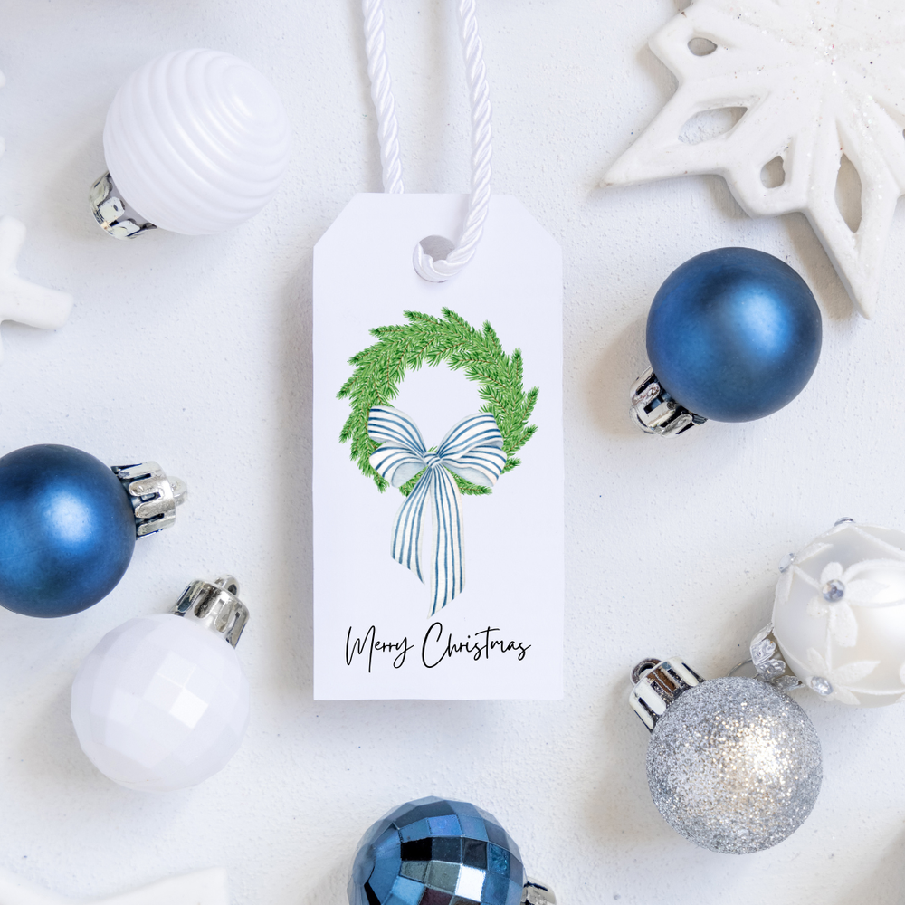 Hamptons Style GIFT TAGS - CHINOISERIE Christmas Tree - PRINTABLE ...
