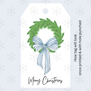 Hamptons Style GIFT TAGS - CHINOISERIE Christmas Tree - PRINTABLE ...