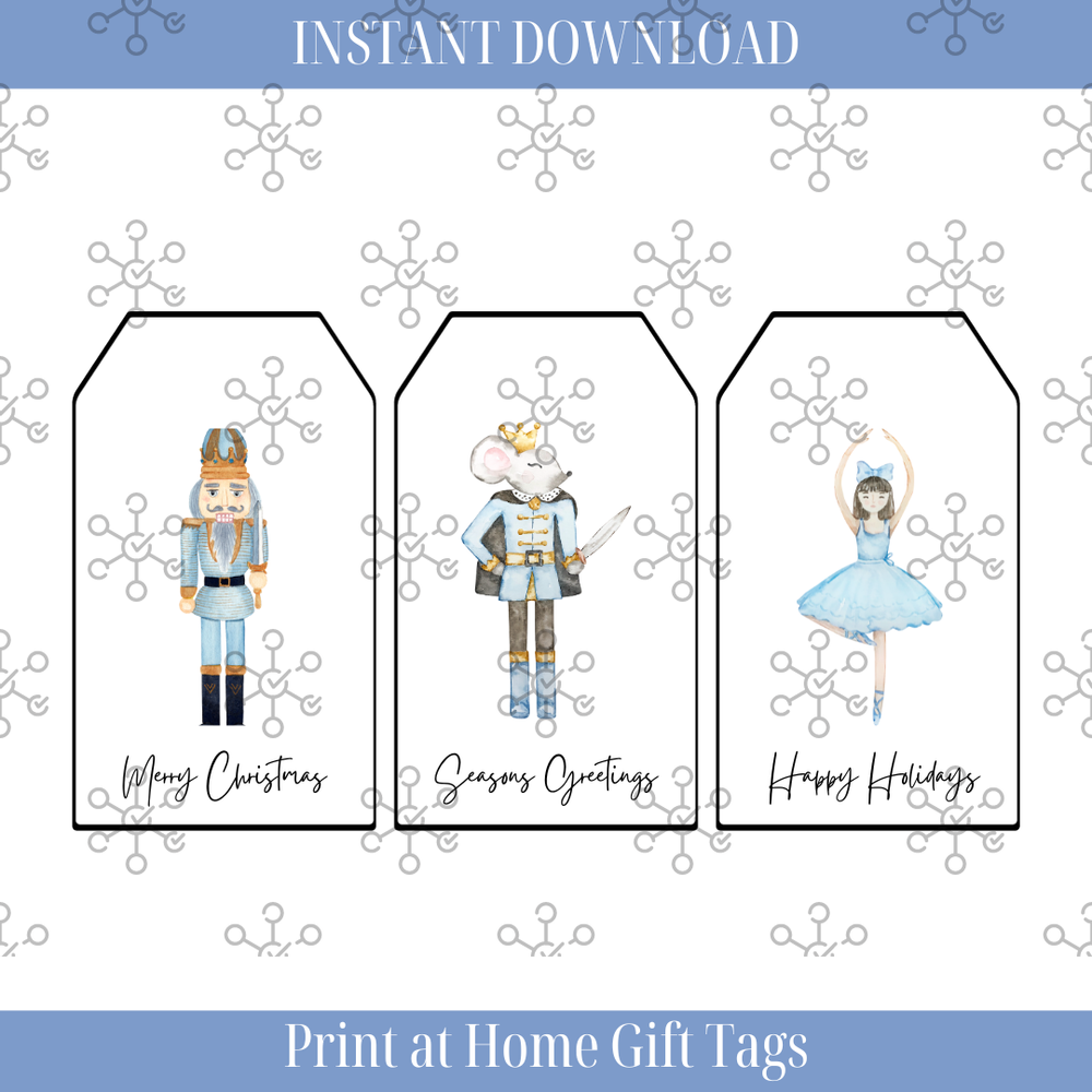 Hamptons Style GIFT TAGS - CHINOISERIE Christmas Tree - PRINTABLE ...