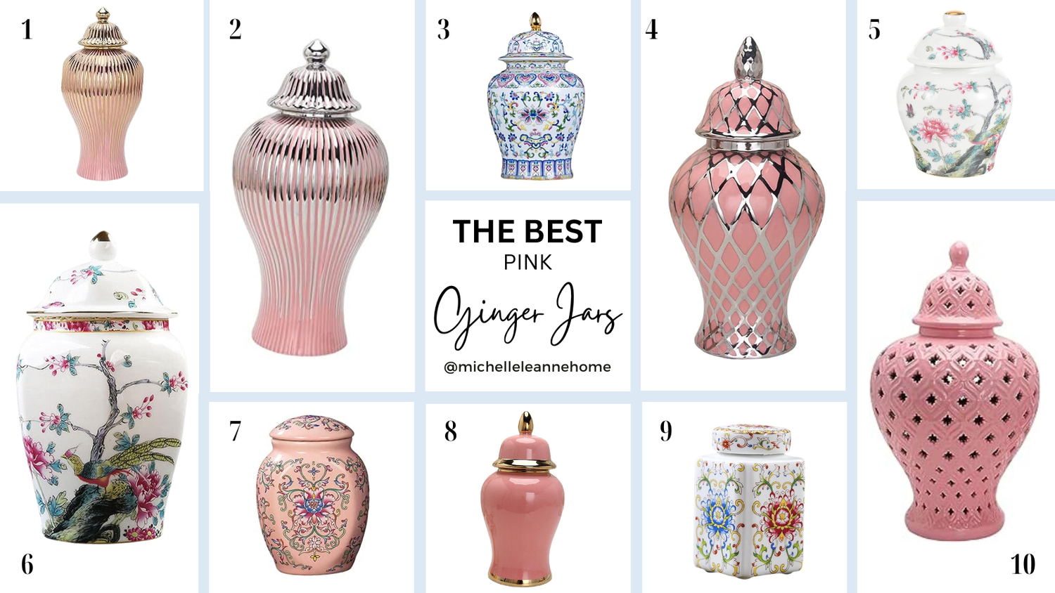 How to Decorate with Ginger Jars and Where to Find them — Michelle ...