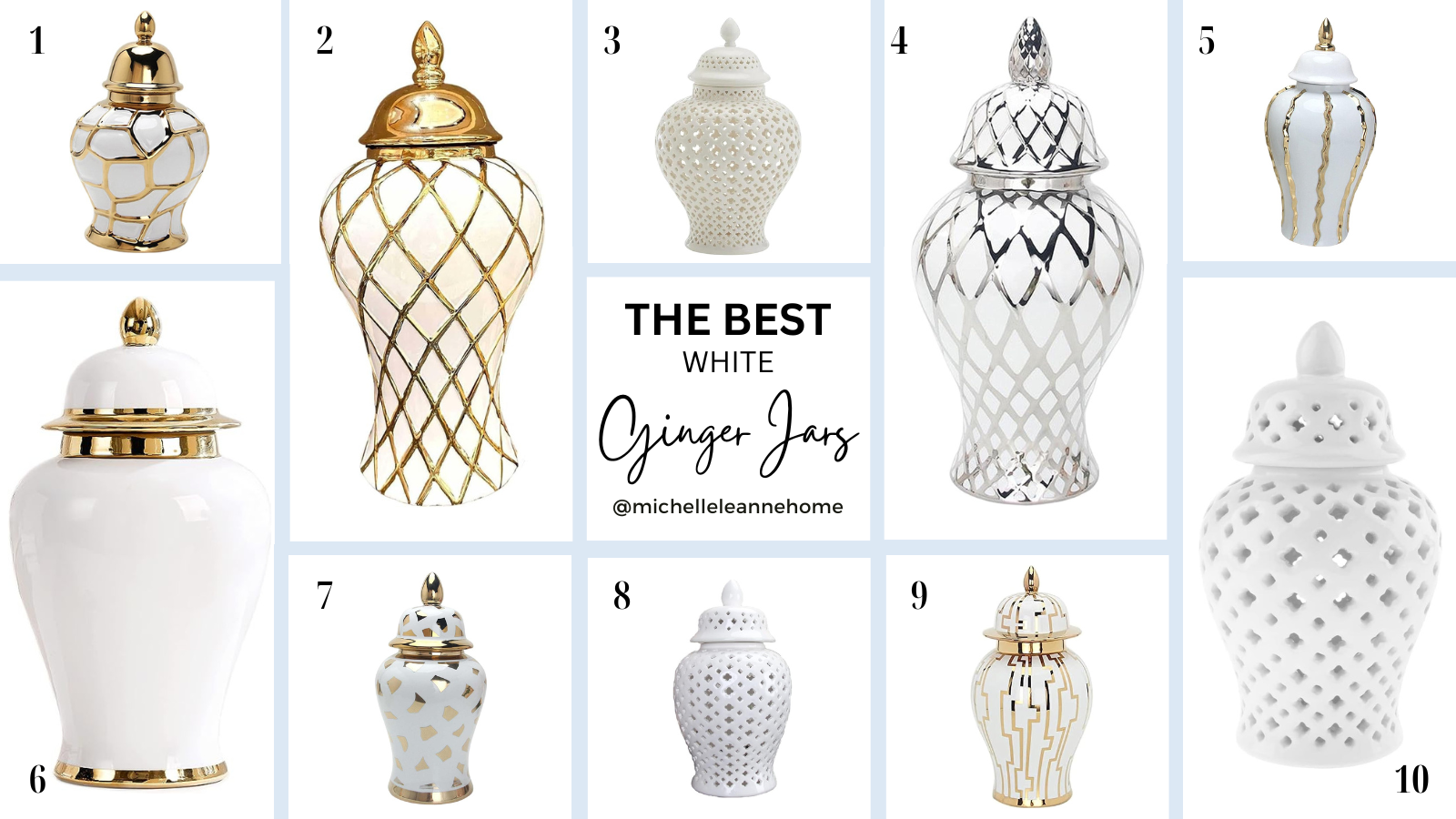 How to Decorate with Ginger Jars and Where to Find them — Michelle ...