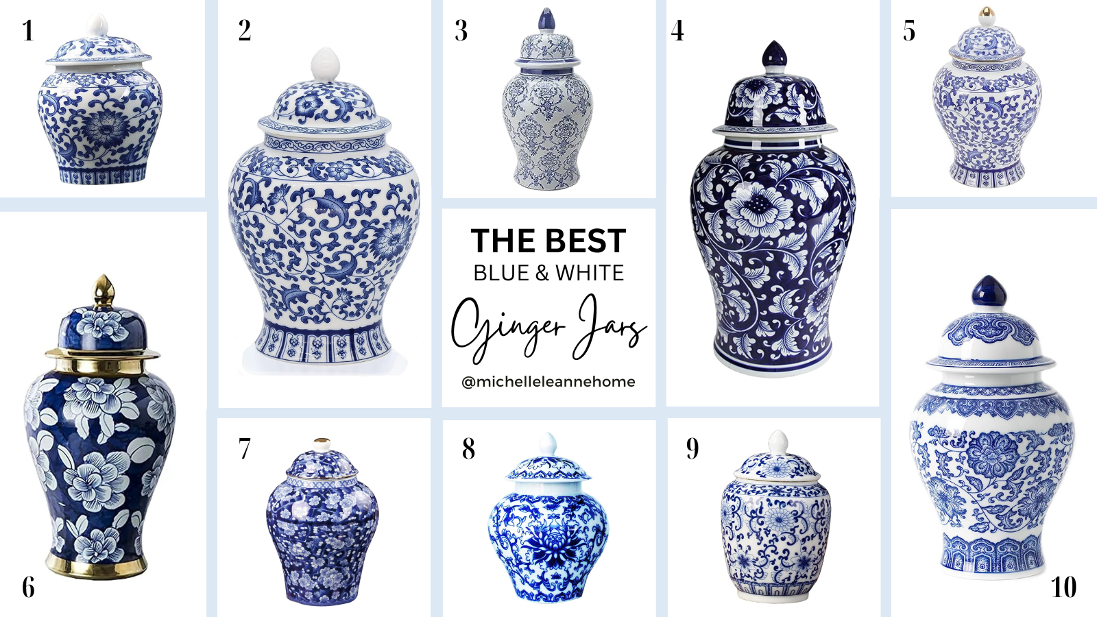 How to Decorate with Ginger Jars and Where to Find them — Michelle ...