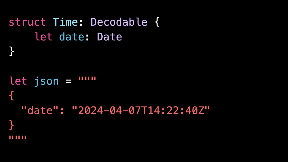 How to decode dates in ISO 8601 format — Swift with Vincent