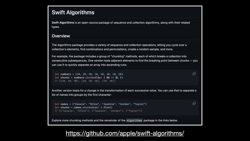 5 very useful functions from Swift Algorithms — Swift with Vincent