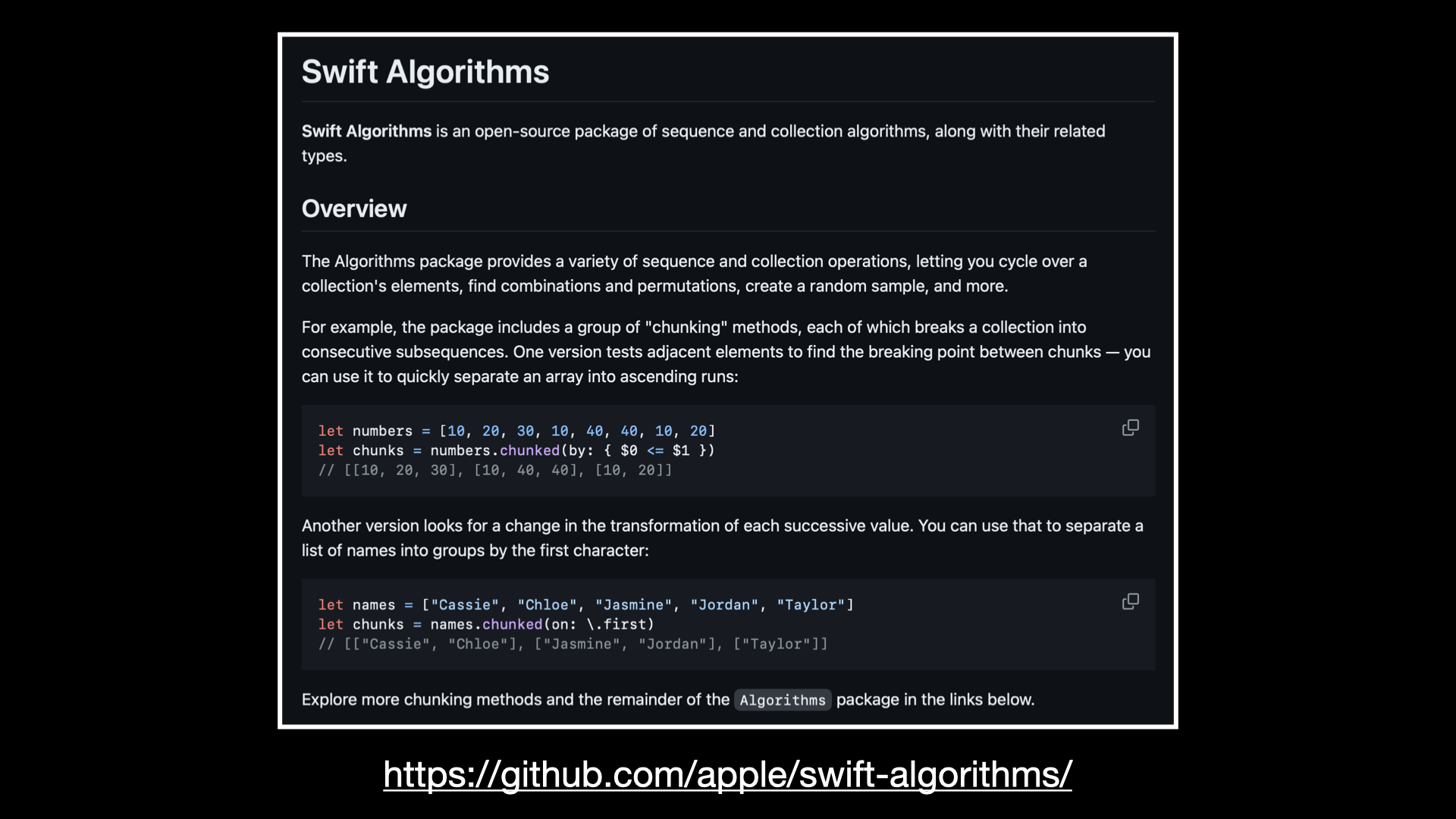 5 Very Useful Functions From Swift Algorithms — Swift With Vincent