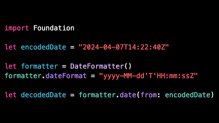 How to decode dates in ISO 8601 format — Swift with Vincent