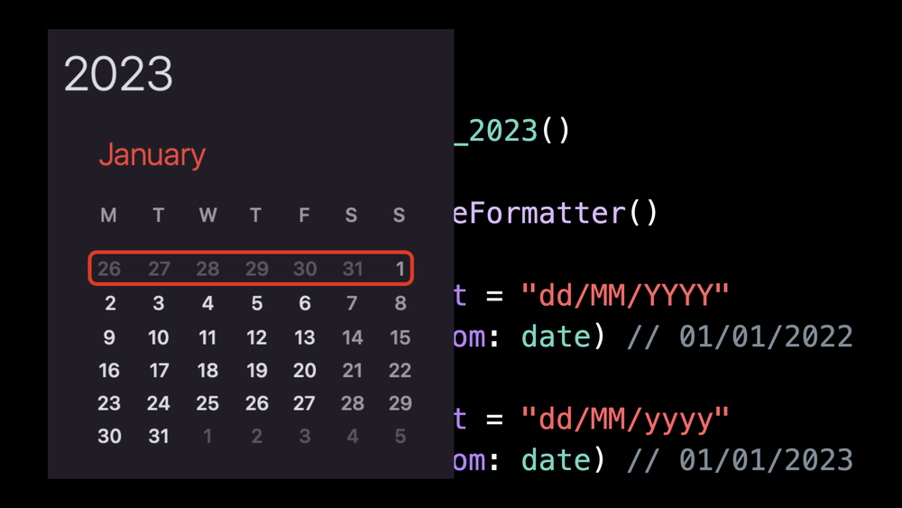 Bad practice: using "YYYY" to format a Date — Swift with Vincent