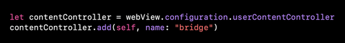 How to run native code from a WKWebView — Swift with Vincent