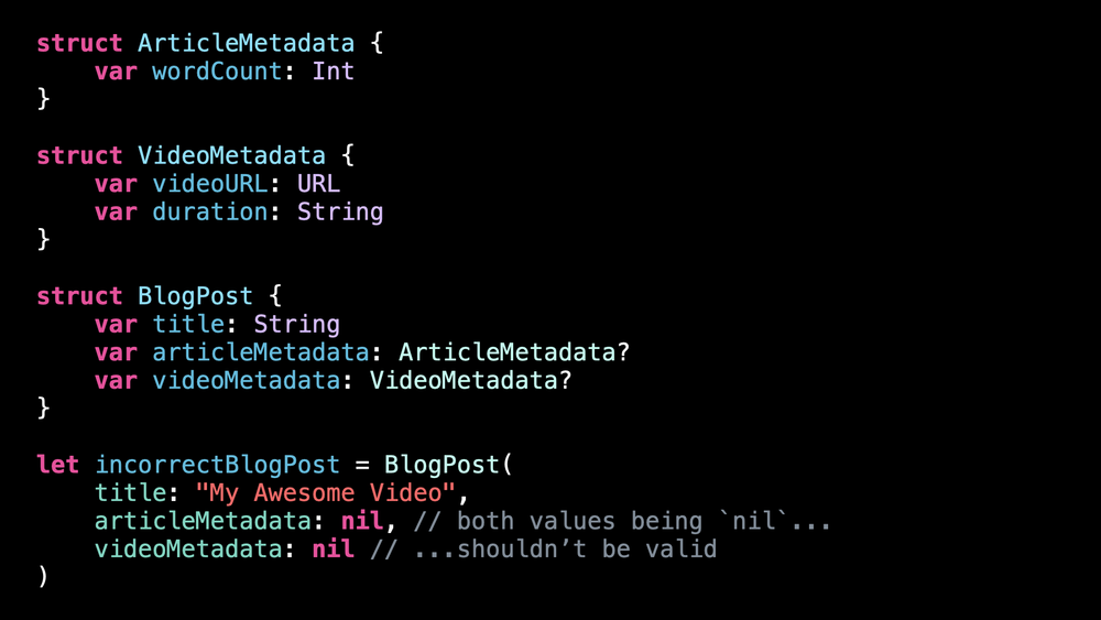 How to refactor using Associated Values — Swift with Vincent