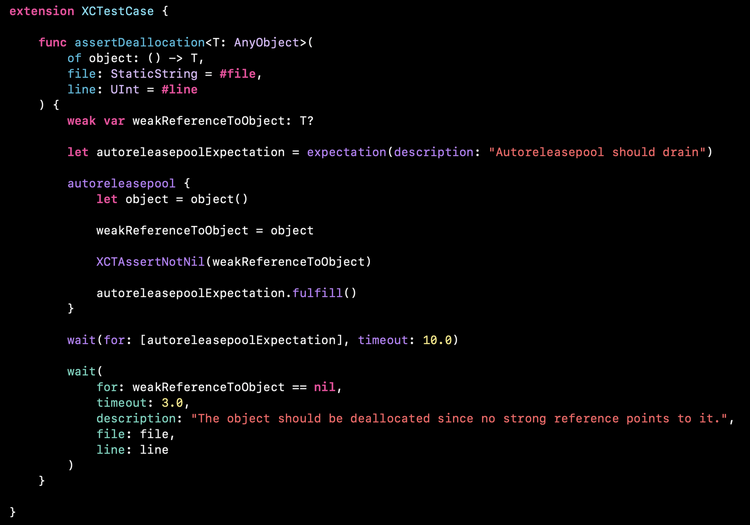 How To Write Tests That Detect Memory Leaks ๐ฆ โ Swift With Vincent