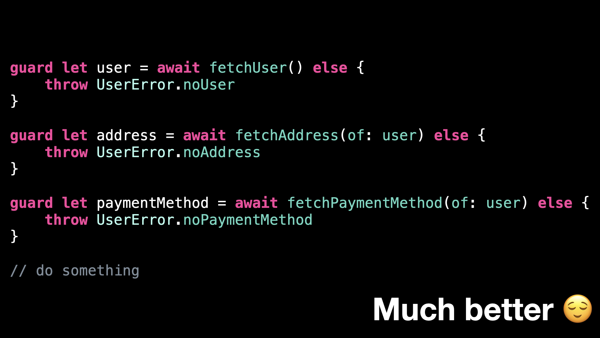 Bad practice: using if instead of guard — Swift with Vincent