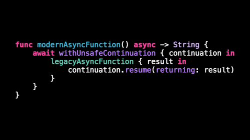 Bad practice: using an unsafe continuation — Swift with Vincent