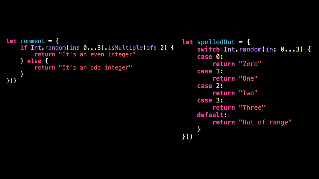 Hidden feature: if and switch — Swift with Vincent