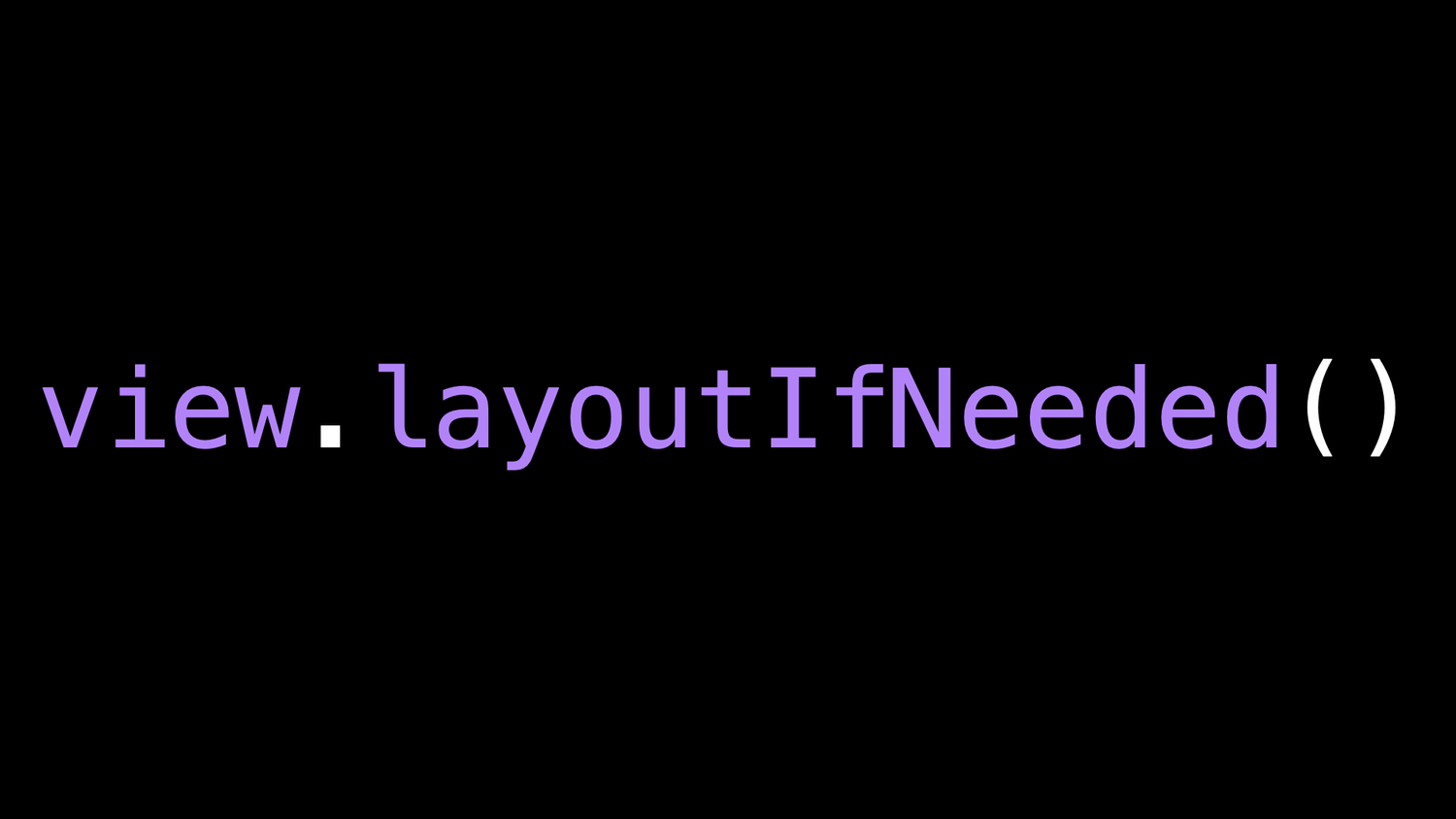 Do you know what .layoutIfNeeded() actually does? — Swift with Vincent