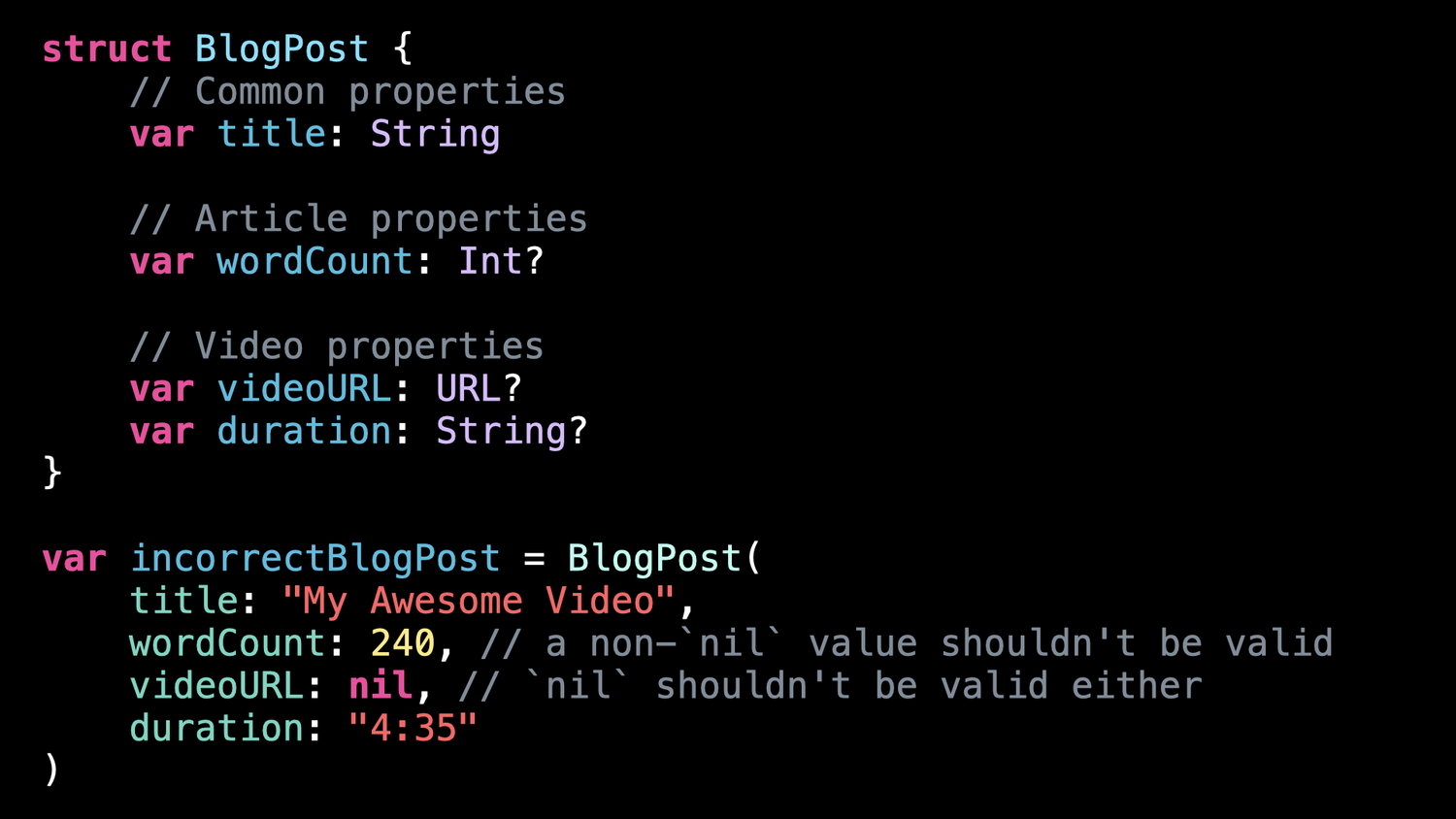 How to refactor using Associated Values — Swift with Vincent