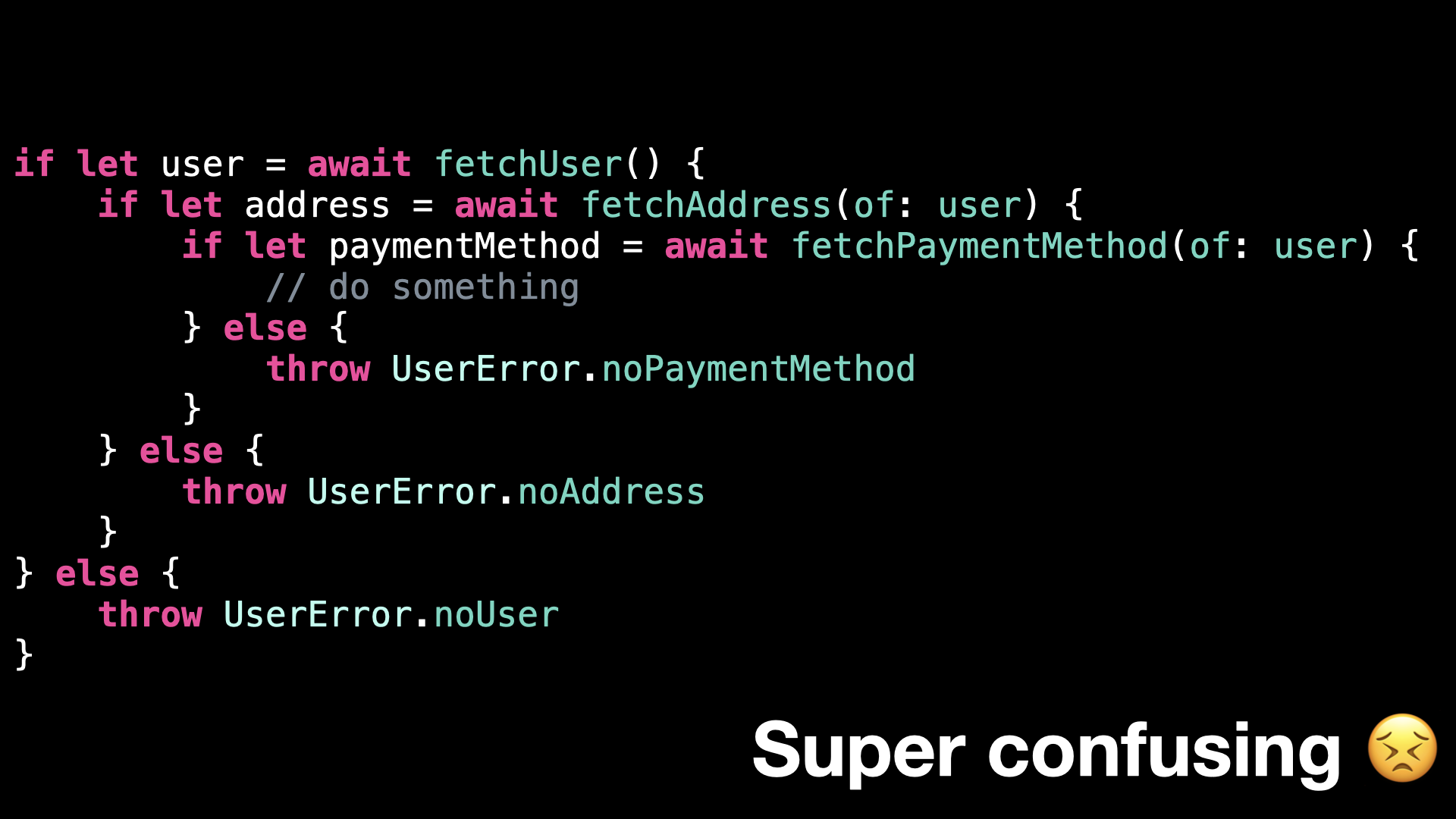 Bad practice: using if instead of guard — Swift with Vincent