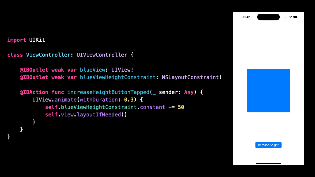 Do you know what .layoutIfNeeded() actually does? — Swift with Vincent