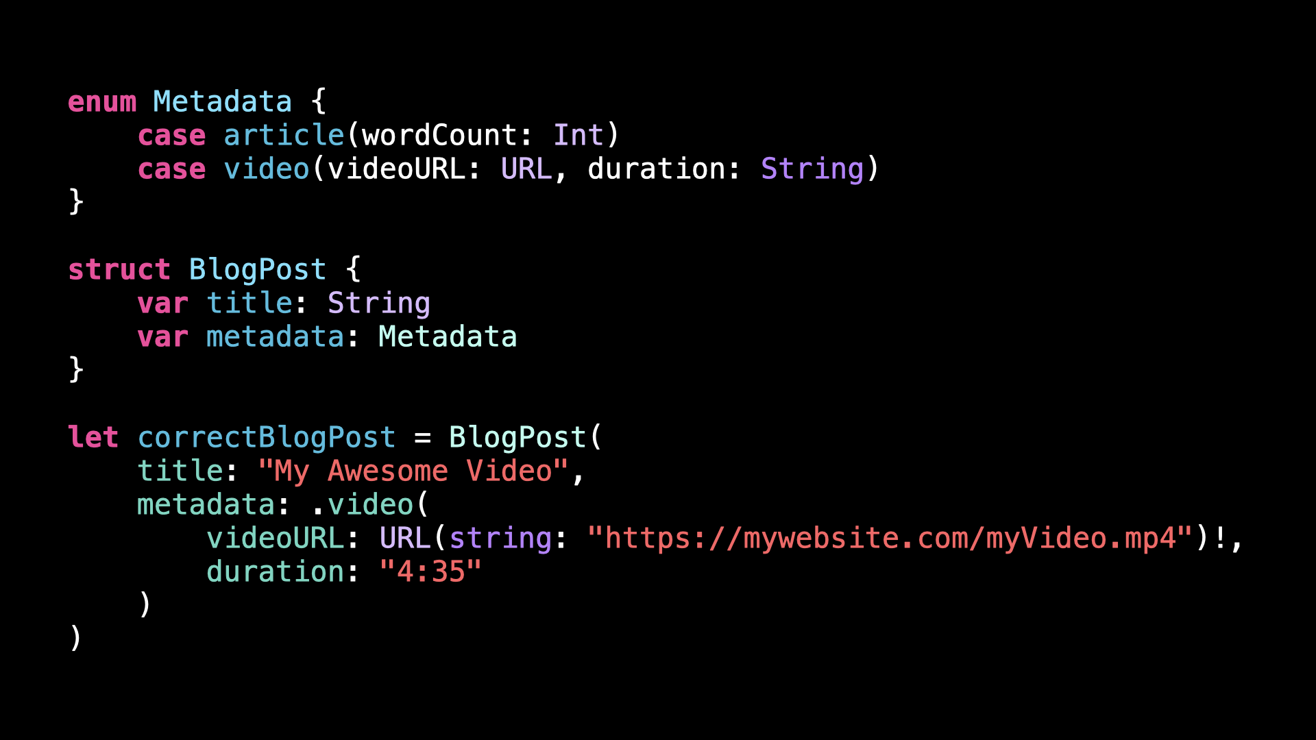 How to refactor using Associated Values — Swift with Vincent