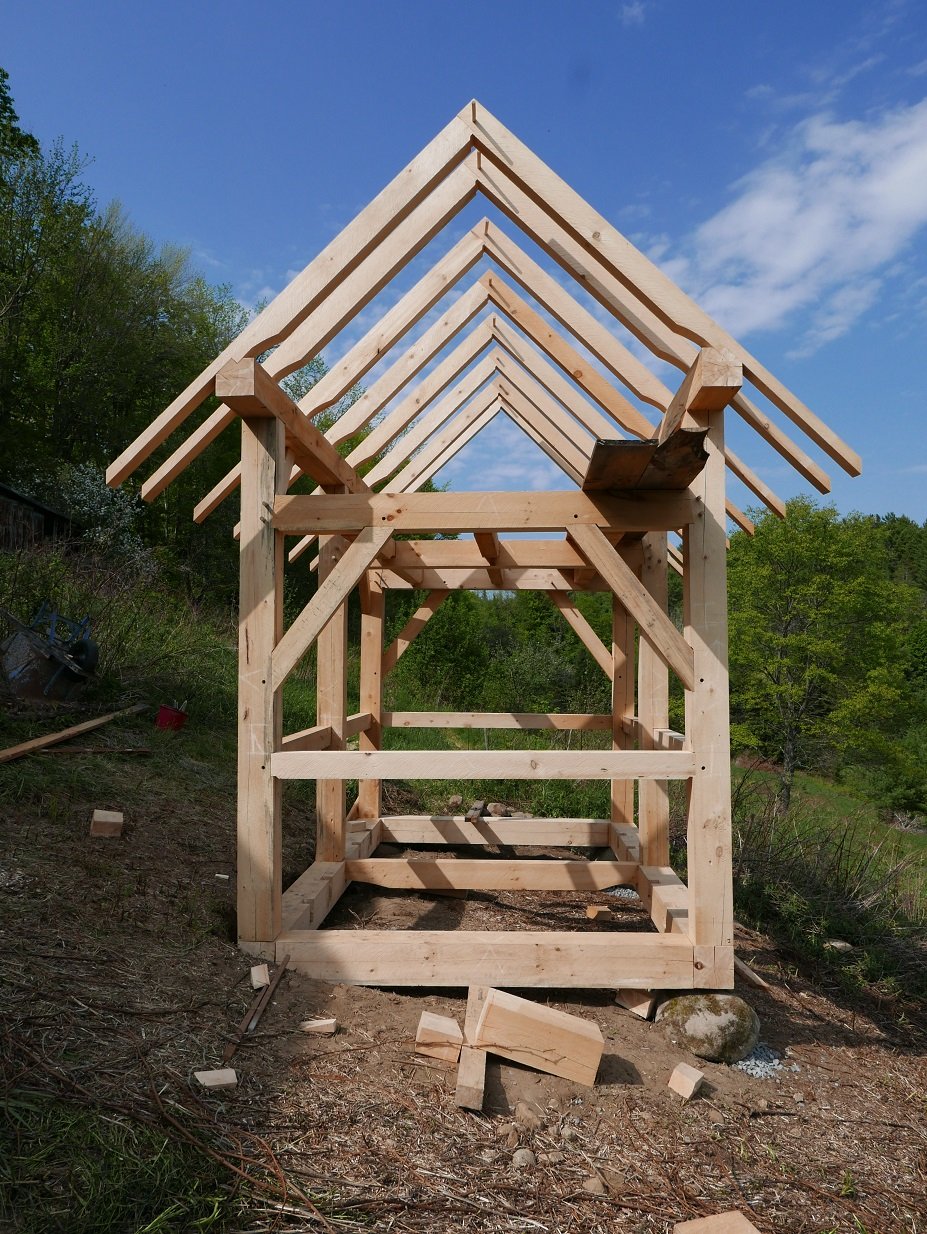 Square Rule Cabin Frame — Adam Miller Carpentry