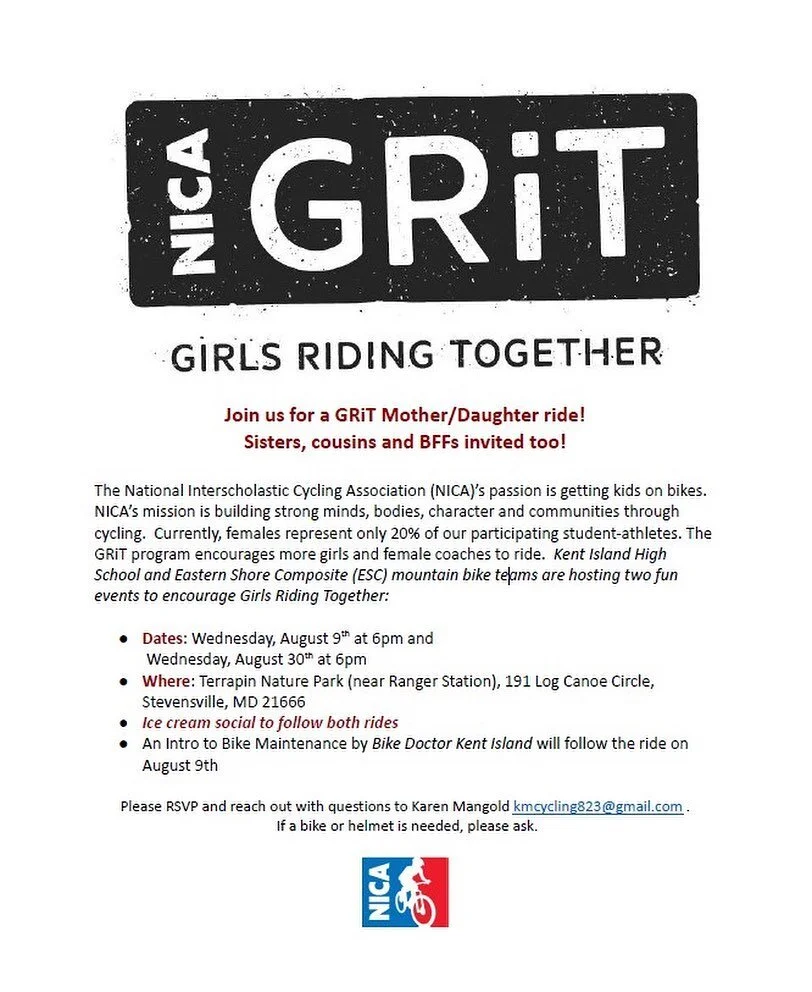 Girls Riding Together (GRiT) — Maryland Interscholastic Cycling League