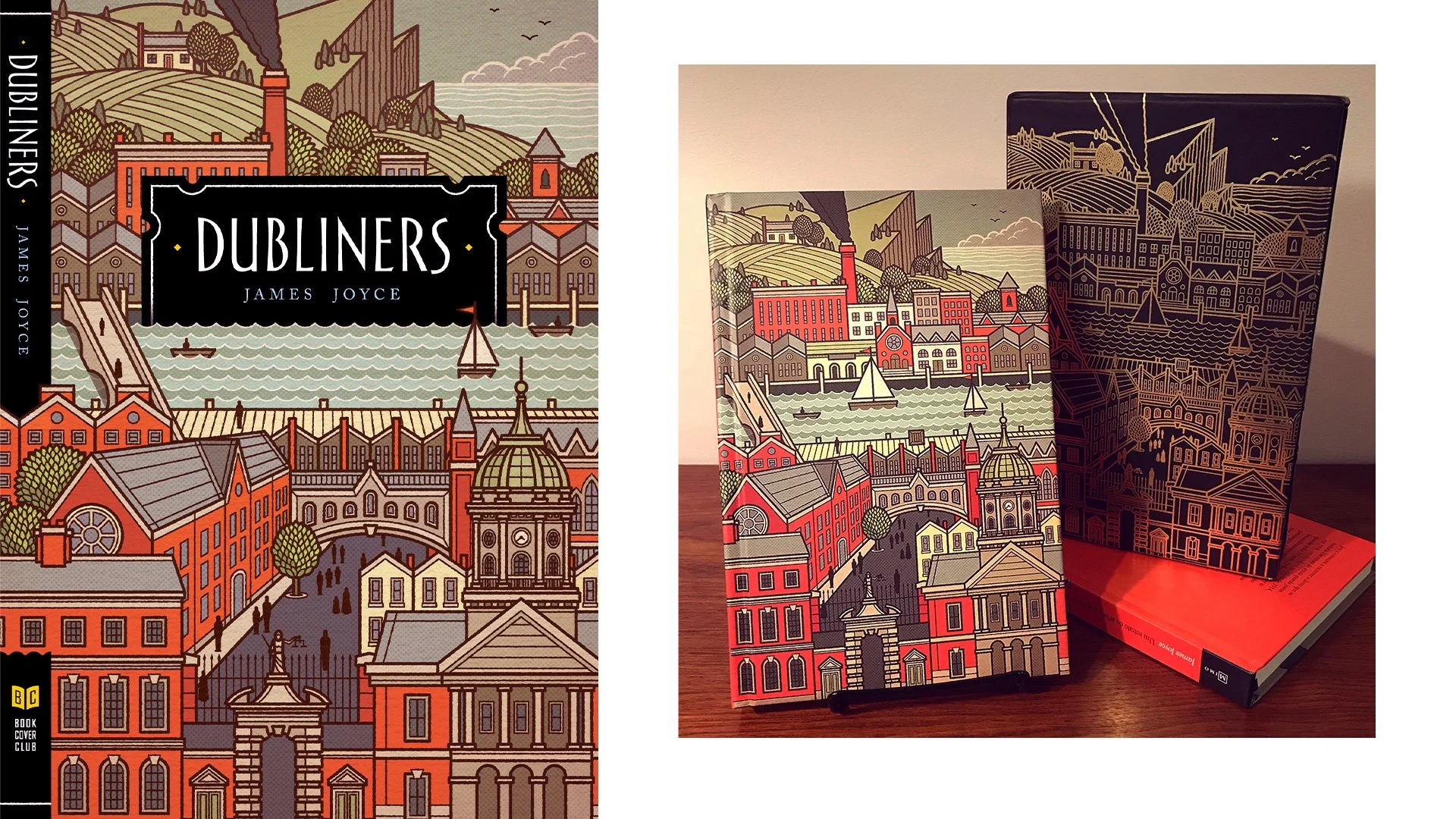 Dubliners Book Cover — Philip Cheaney Design & Illustration