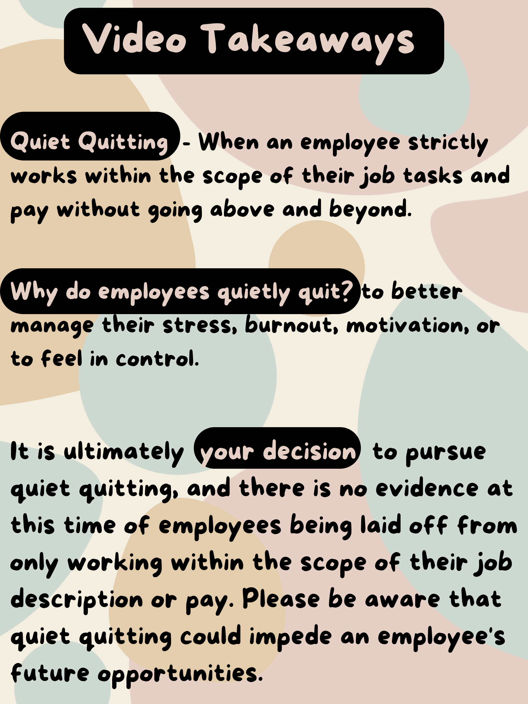 Quiet Quitting Explained — Ezrah's Aid LLC
